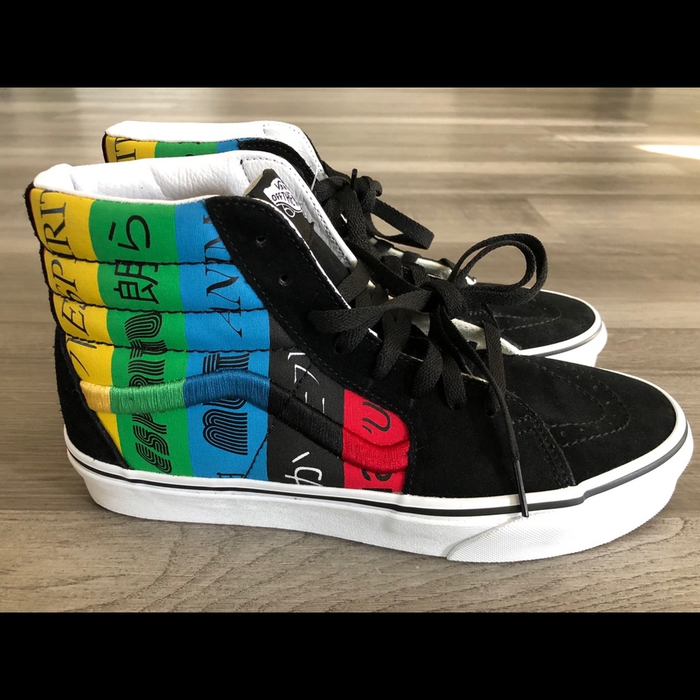 Vans Sk8 Hi Top Espiritu Mens Skateboard Sneakers - Gem
